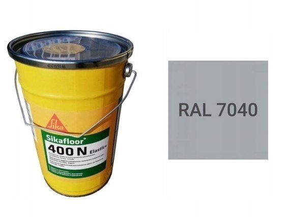 SIKA POWŁOKA POLIURETANOWA SIKAFLOOR 400N ELASTIC RAL 7040 SZARY 6KG - Targa